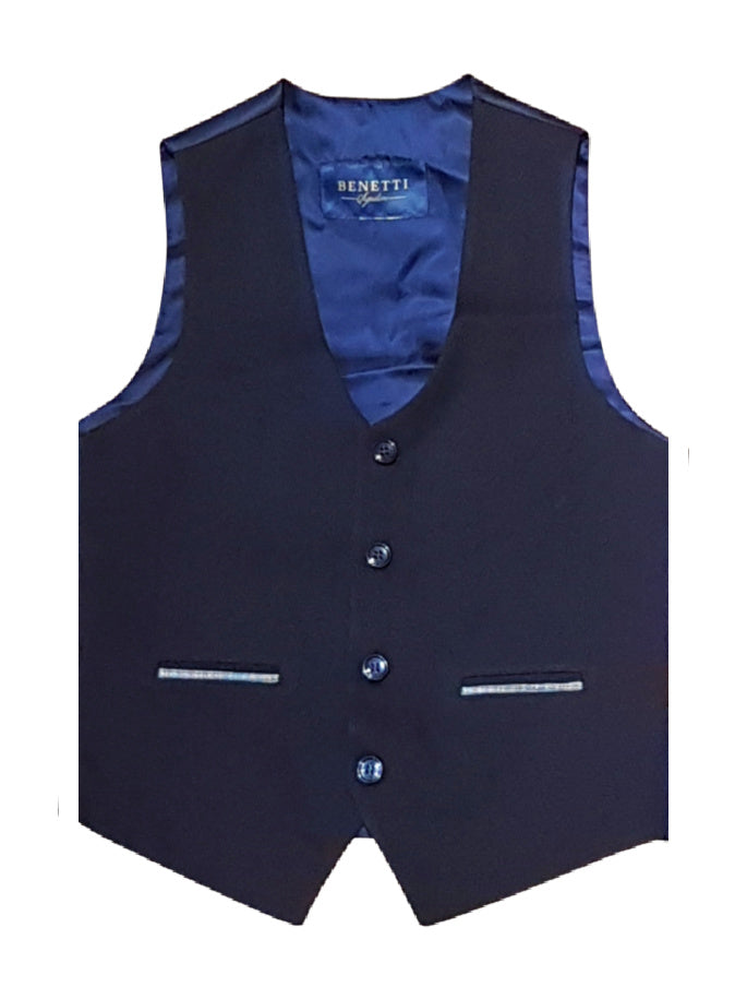 Benetti Boys 2-Piece Waistcoat Set - Navy – Hopscotch Kids Store