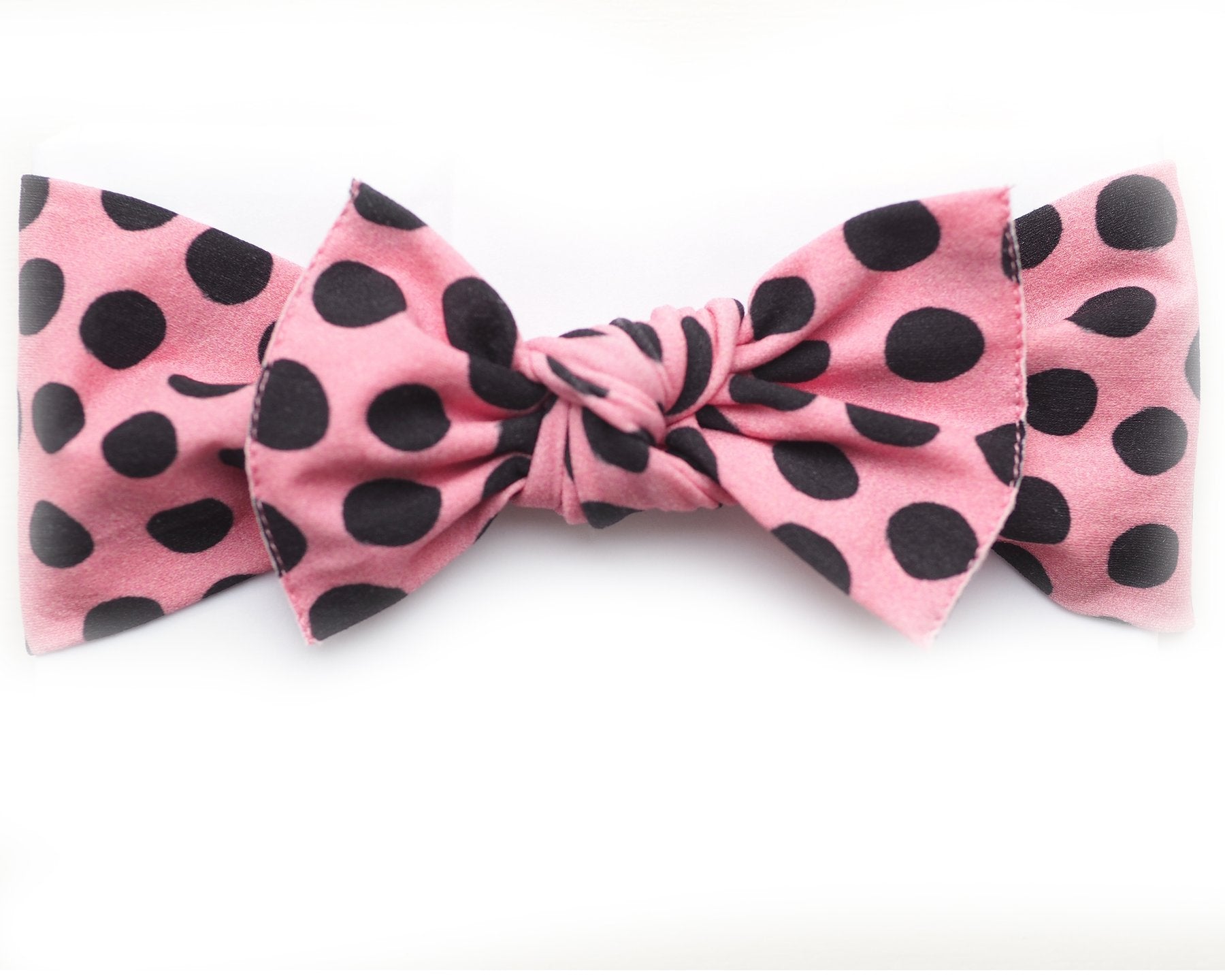 Little Bow Pip Candyfloss Spot Print Pippa Bow Hairband – Hopscotch ...
